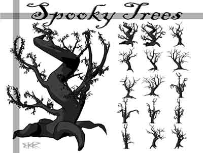 36 Free Photoshop Tree Brushes - GeekSucks